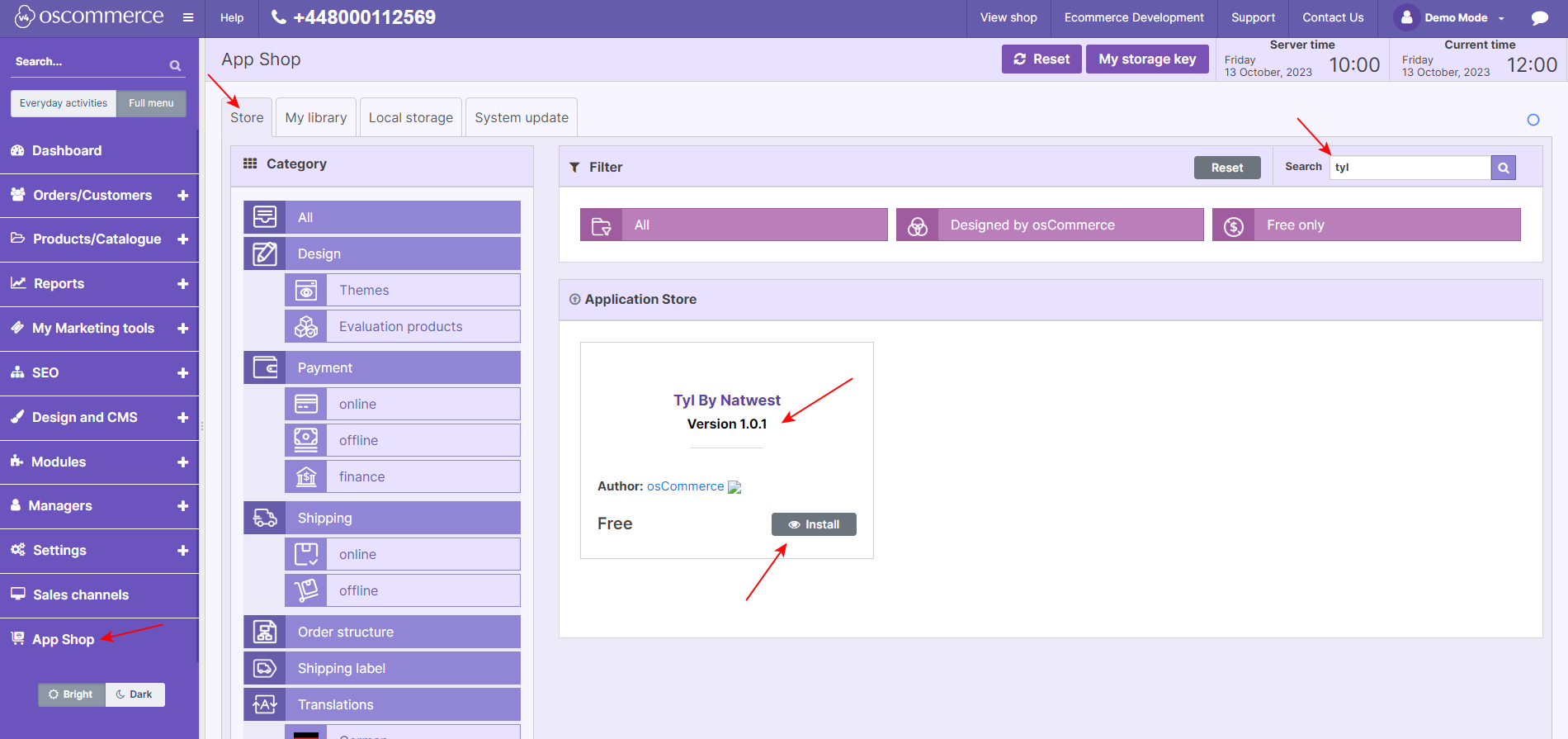 Leading e-commerce and ERP agency UK - Managing Tyl by NatWest Module