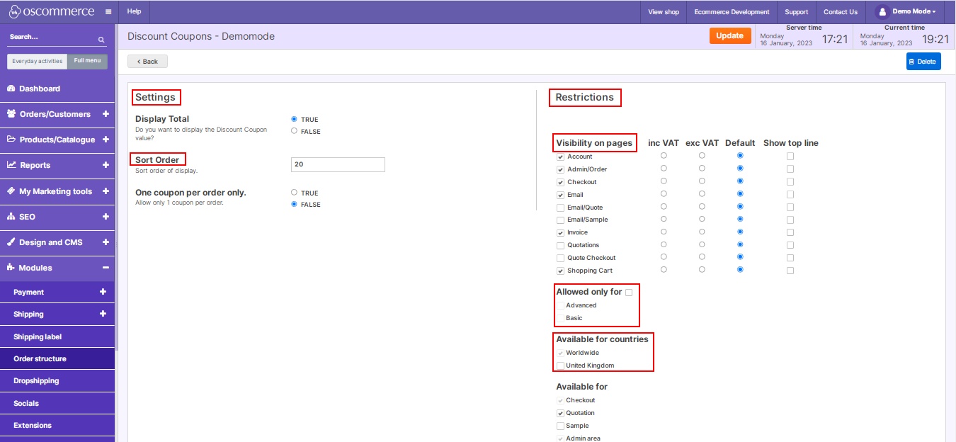 Leading e-commerce and ERP agency UK - Managing Order Structure