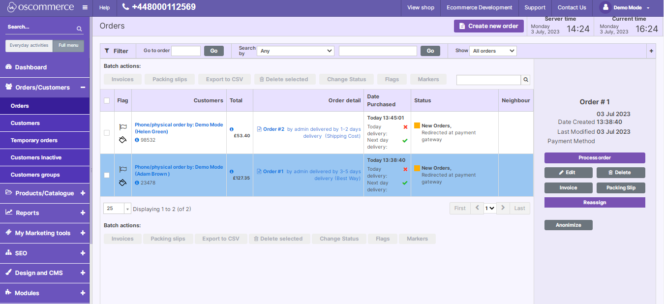 Leading e-commerce and ERP agency UK - Managing Order Flags and Markers