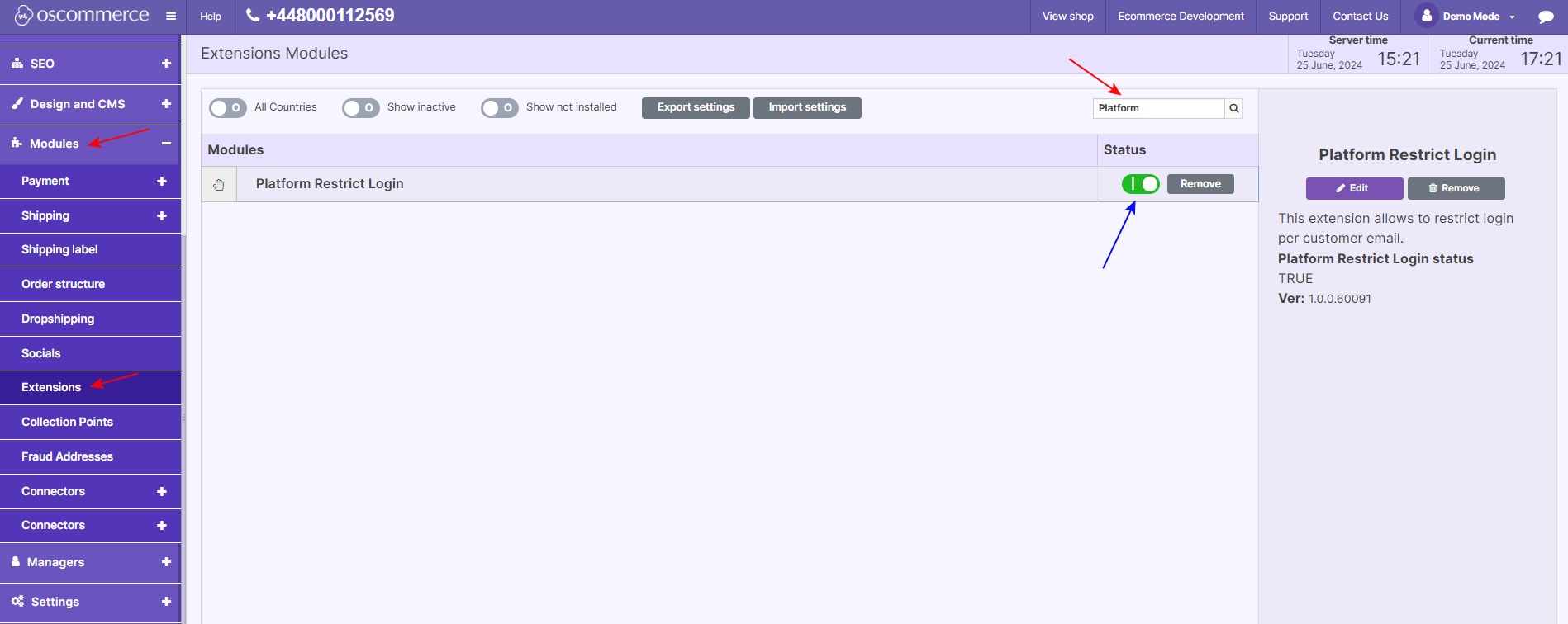 Leading e-commerce and ERP agency UK - Managing Platform Restrict Login